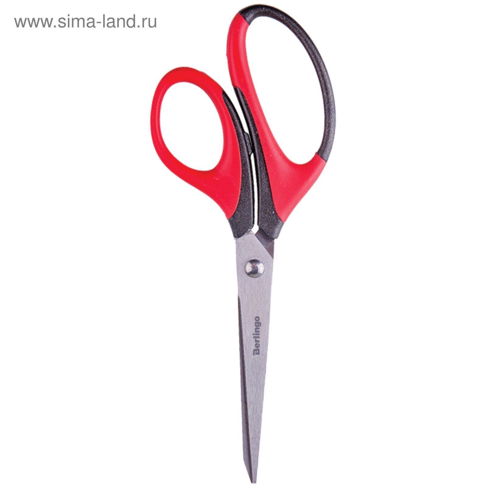Ножницы канцелярские 20 см Comfort, эргономичные ручки, европодвес ...