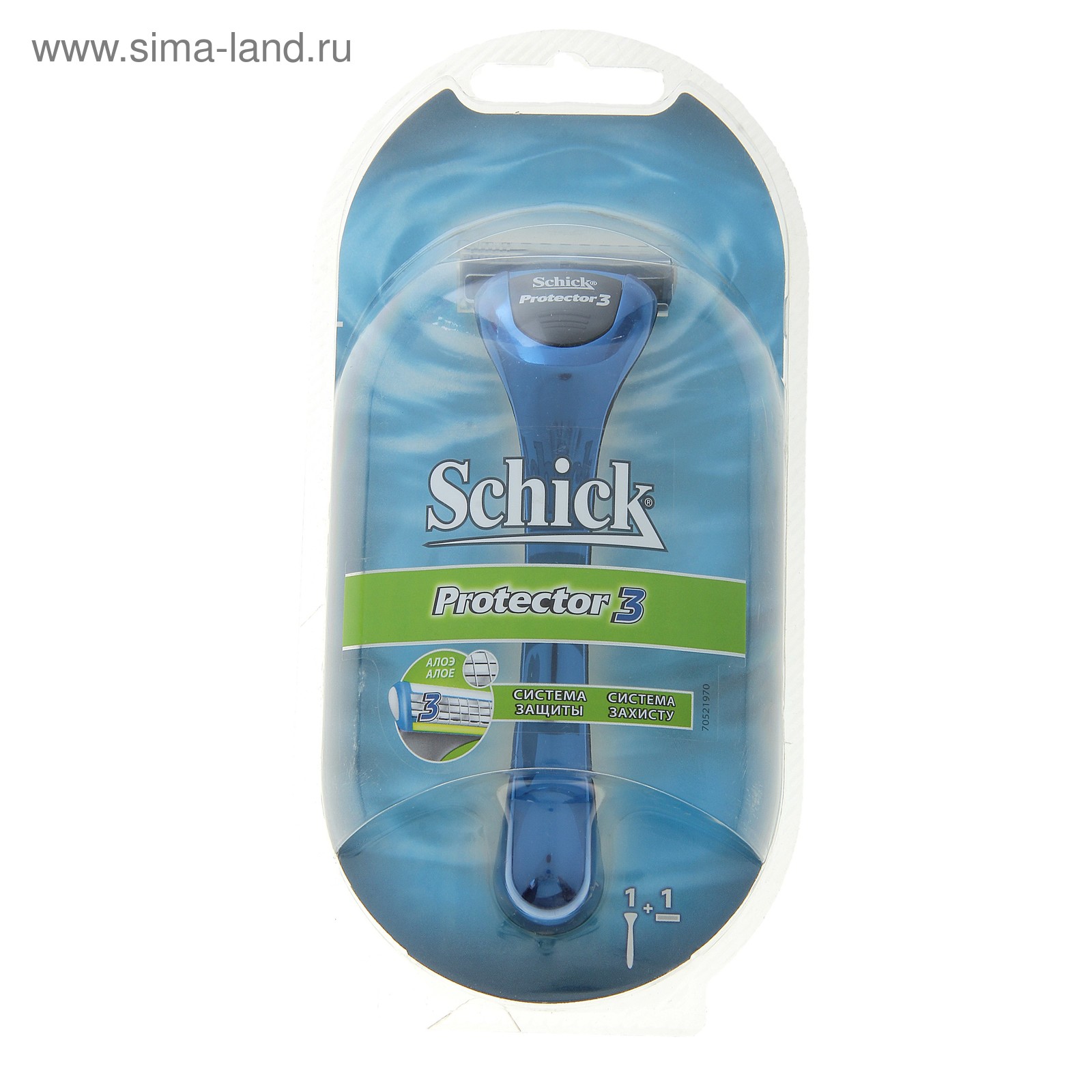 Станок бритвенный Schick PROTECTOR 3 + 1 кассета (785637) - Купить по ...